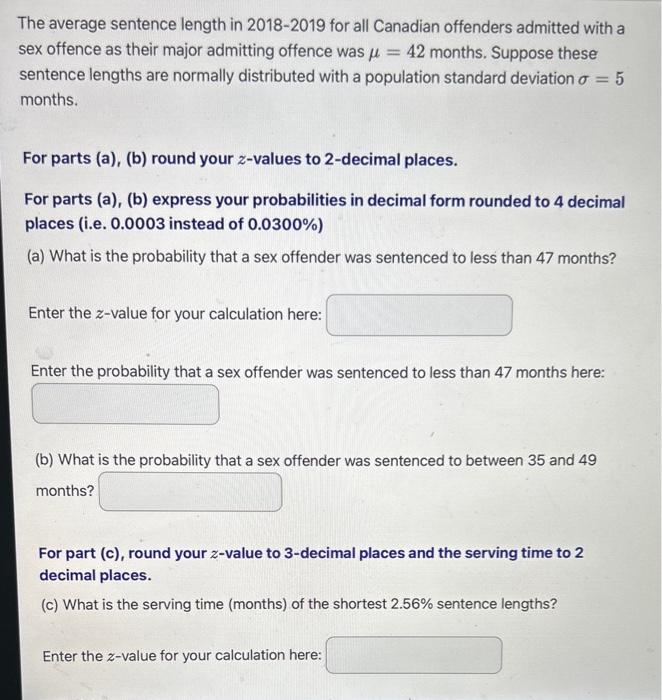 Solved The average sentence length in 2018−2019 for all | Chegg.com