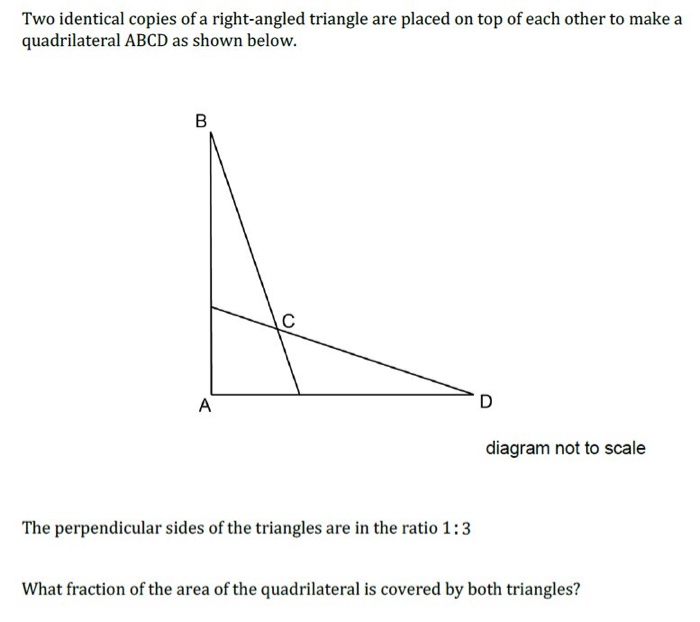 Solved Two identical copies of a right-angled triangle are | Chegg.com