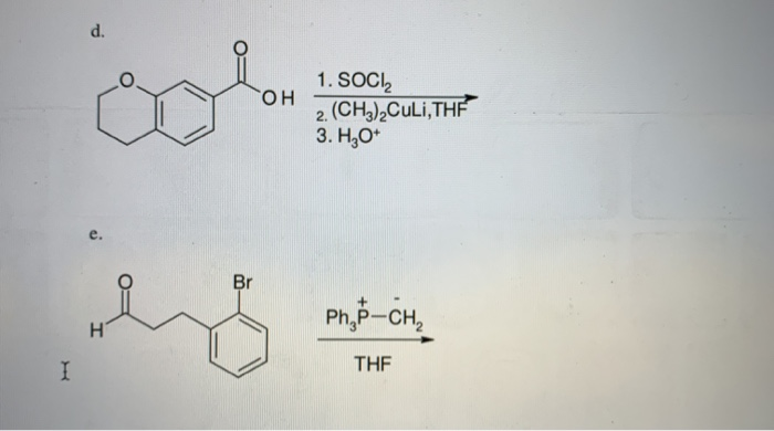 Solved 1. SOCIE 2. (CH3)2CULI,THF 3. H30 PhP-CH, THE | Chegg.com