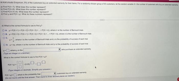 Solved Ati Auto monium, 6% of the customers buy un estunded | Chegg.com