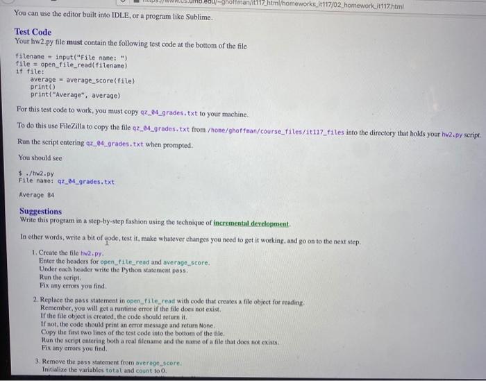 Solved Specification Your Script Must Read A File With Lines 6340