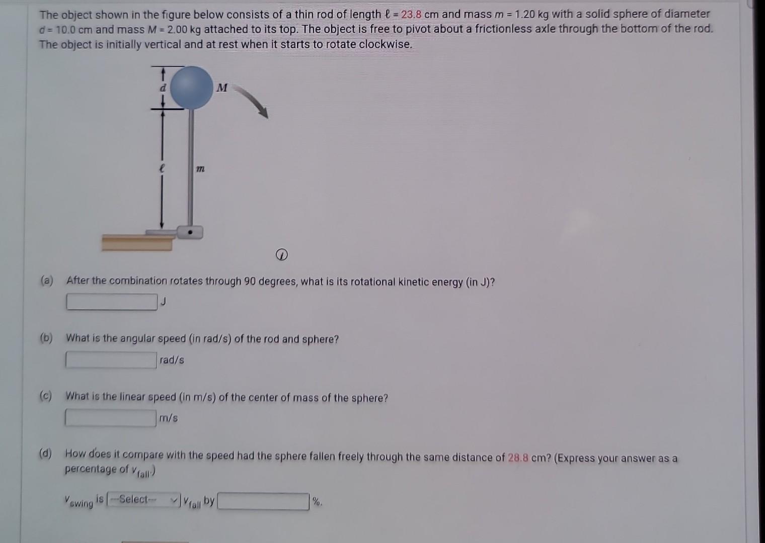 Solved The object shown in the figure below consists of a | Chegg.com