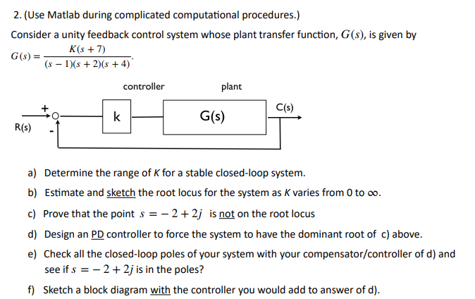 Solved (Use Matlab during complicated computational | Chegg.com