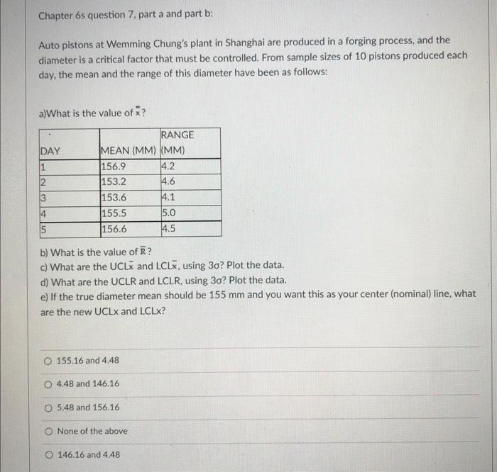 Solved Chapter 6 s question 7, part a and part b: Auto | Chegg.com