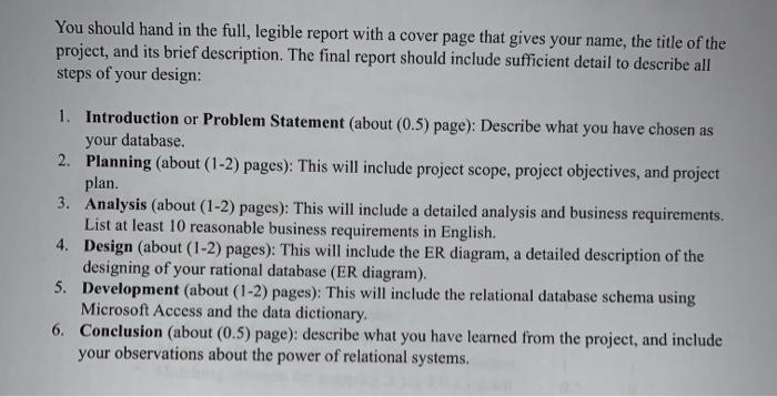 Solved PROJECT #10 RESTAURANT MANAGEMENT DATABASE The | Chegg.com
