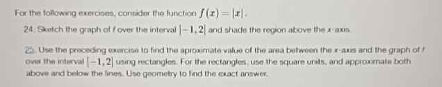 Solved For the following exercises, consider the function | Chegg.com