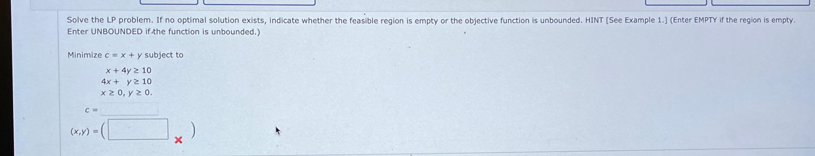 Solved Enter UNBOUNDED if the function is | Chegg.com