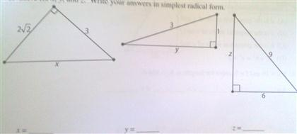 Solved 1. Solve for the lengths X and Y. [Show The | Chegg.com