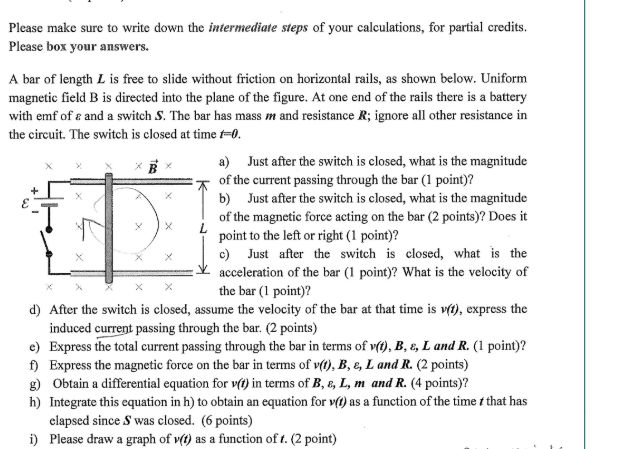 Solved Please make sure to write down the intermediate steps | Chegg.com