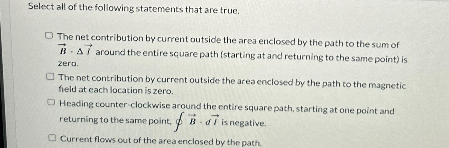 Solved Select all of the following statements that are | Chegg.com