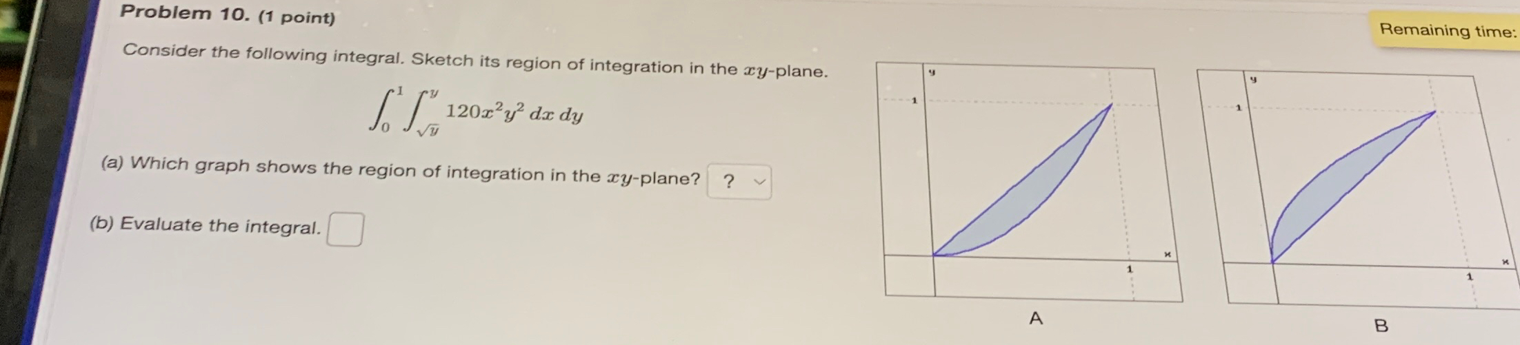 Solved Problem 10. (1 ﻿point)Consider the following | Chegg.com
