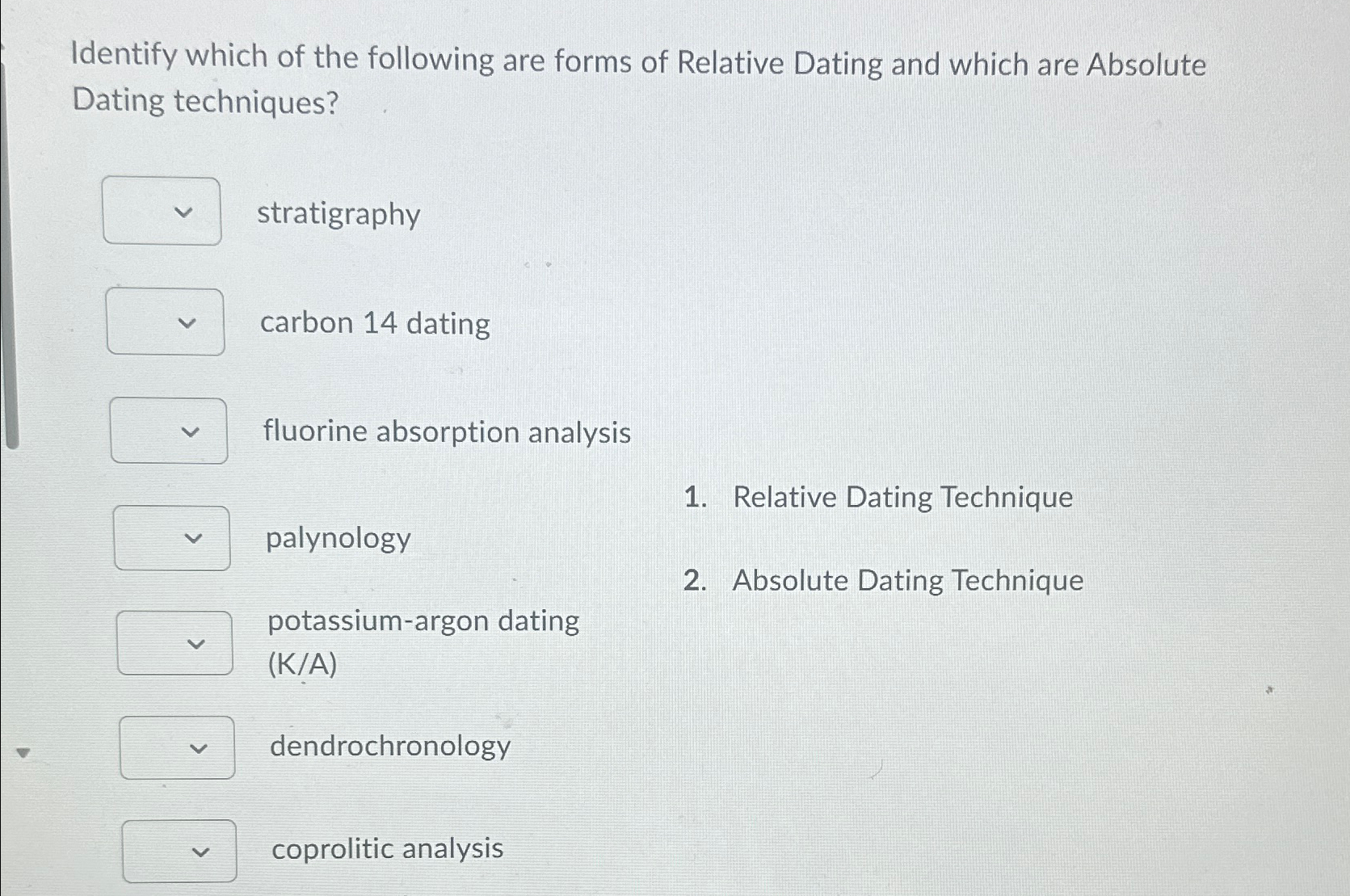 Solved Identify which of the following are forms of Relative | Chegg.com