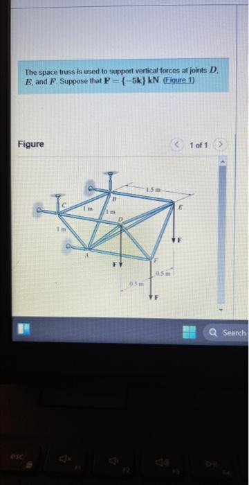 Determine The Force Developed In Members Ab Ac Bc