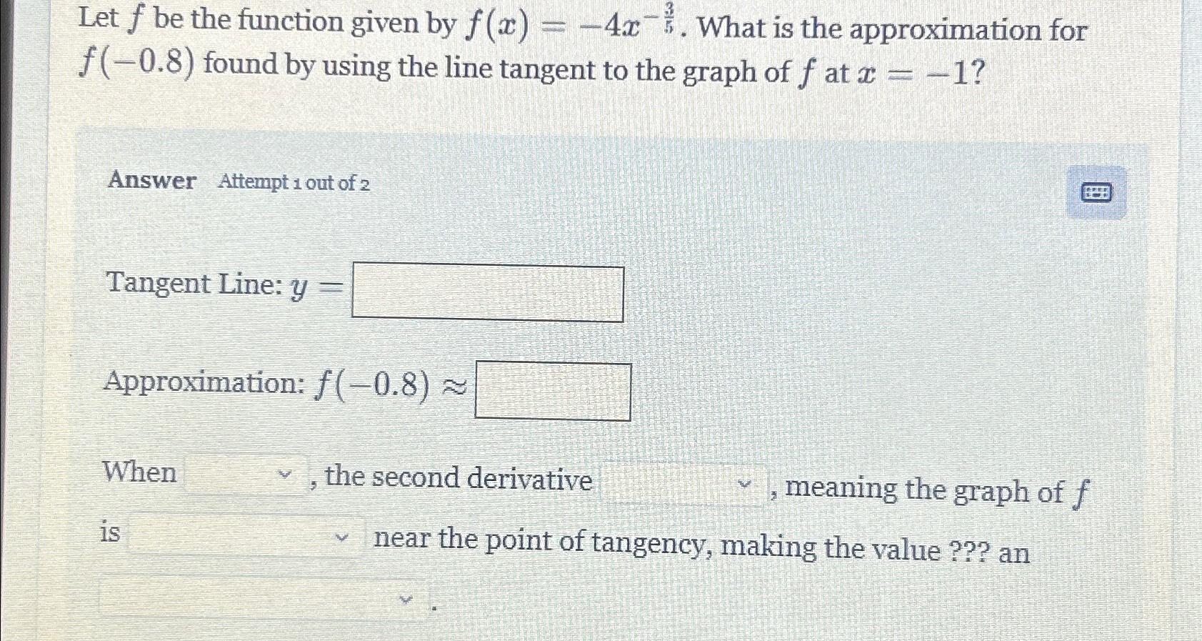 Solved Let f ﻿be the function given by f(x)=-4x-35. ﻿What is | Chegg.com