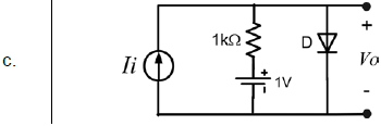 Solved Diode DC Analysis: for the following circuits, plot | Chegg.com