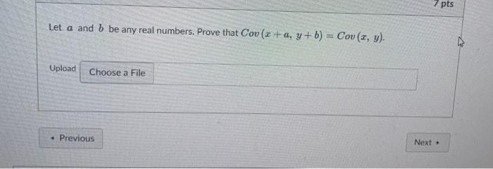 Solved Let a and b be any real numbers. Prove that | Chegg.com