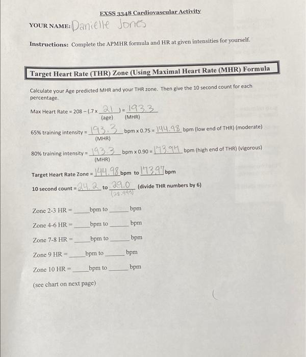very confused on how to calculate the HR for each | Chegg.com