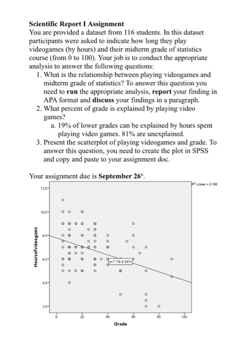 You are provided a dataset from 116 students. In this | Chegg.com