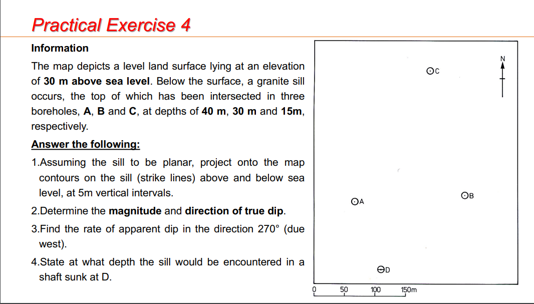 Solved Practical Exercise 4InformationThe map depicts a | Chegg.com