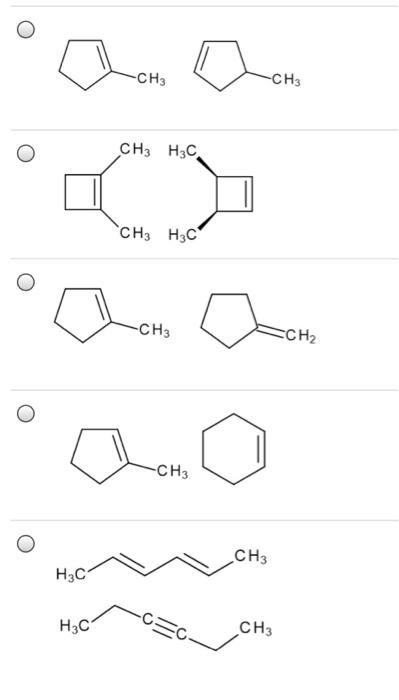 Solved Two C6H10 isomers (SoapBar =2) undergo catalytic (Pd) | Chegg.com