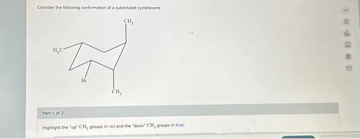 Solved Consider the following conformation of a substituted | Chegg.com