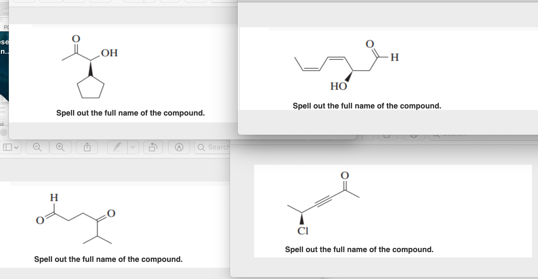 Solved HW HELP PLEASE!!!! Spell out the full IUPAC name of | Chegg.com