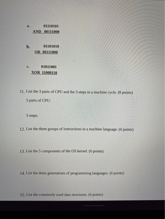 Solved 6. Convert the following 8-bit two's complement | Chegg.com