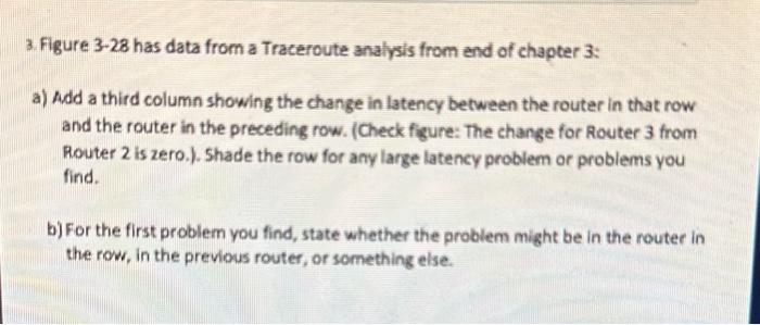 Solved \begin{tabular}{|c|c|} \hline Router & Latency (ms) | Chegg.com