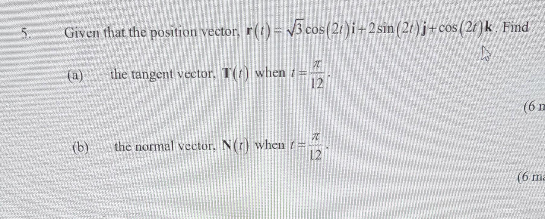 Solved Given that the position vector, | Chegg.com