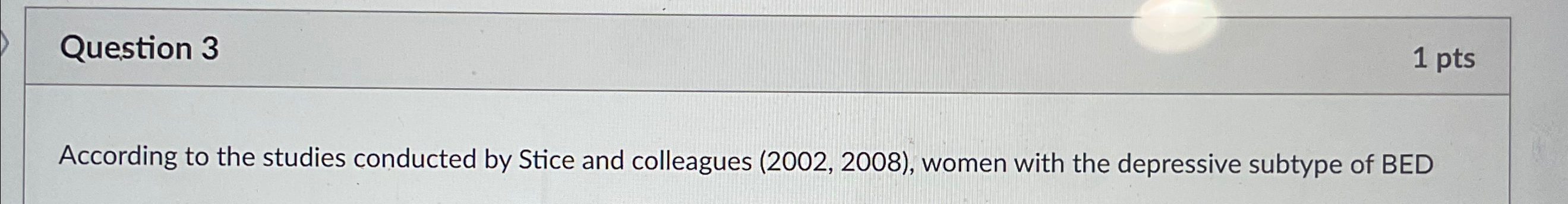 Solved Question 31 ﻿ptsAccording to the studies conducted by | Chegg.com