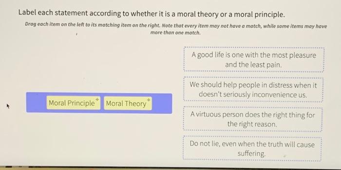Solved Label each statement according to whether it is a | Chegg.com