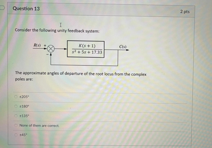 Solved D Question 13 2 pts I Consider the following unity | Chegg.com