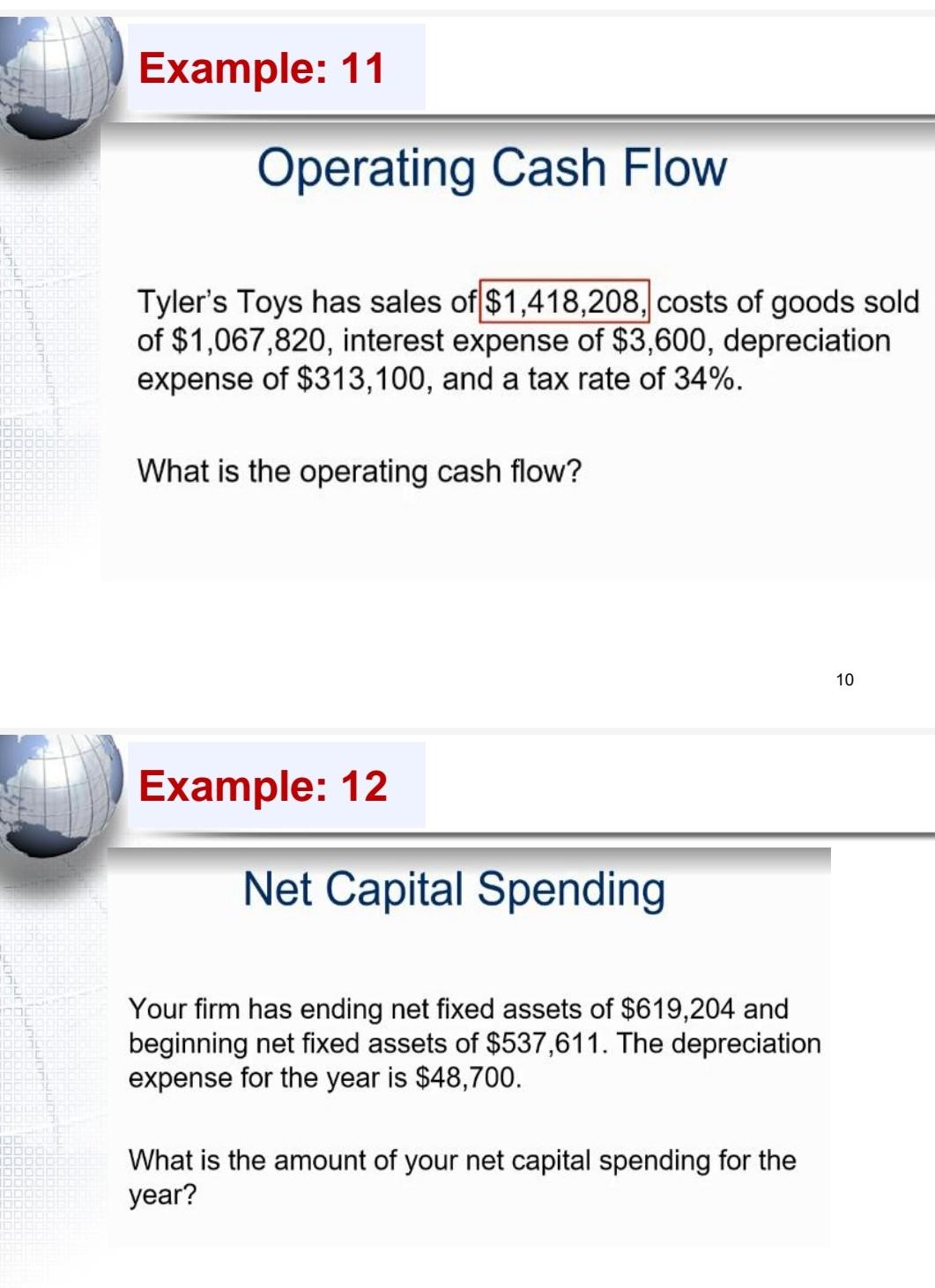 Solved Example: 13 Net Capital Spending Your firm has | Chegg.com