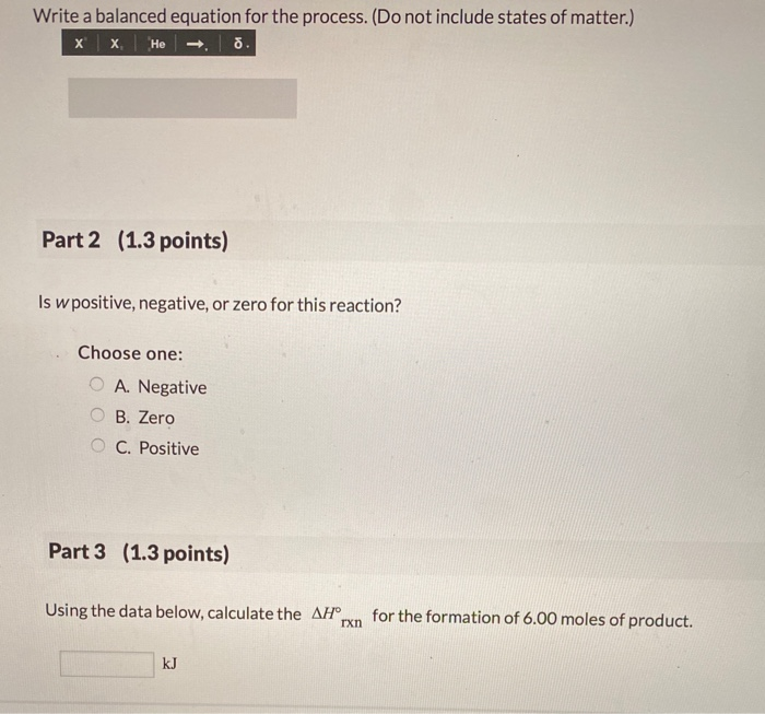 Solved The process illustrated here takes place at constant | Chegg.com