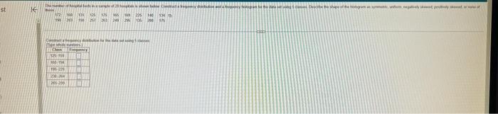 Solved Construct a frequency distribution for the data set | Chegg.com