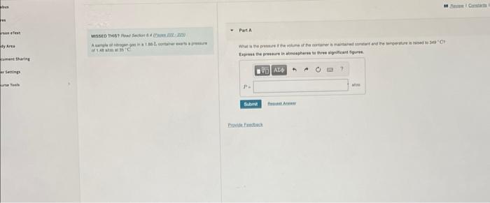 At at atm it ts 7C. | Chegg.com