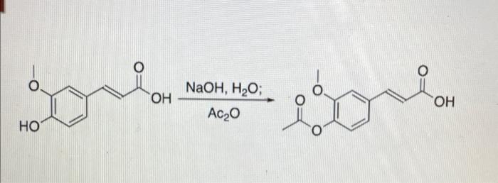 Solved Ac2O NaOH,H2O | Chegg.com