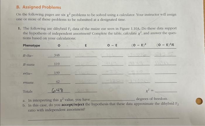 [solved] B Assigned Problems On The Following Pages Are S