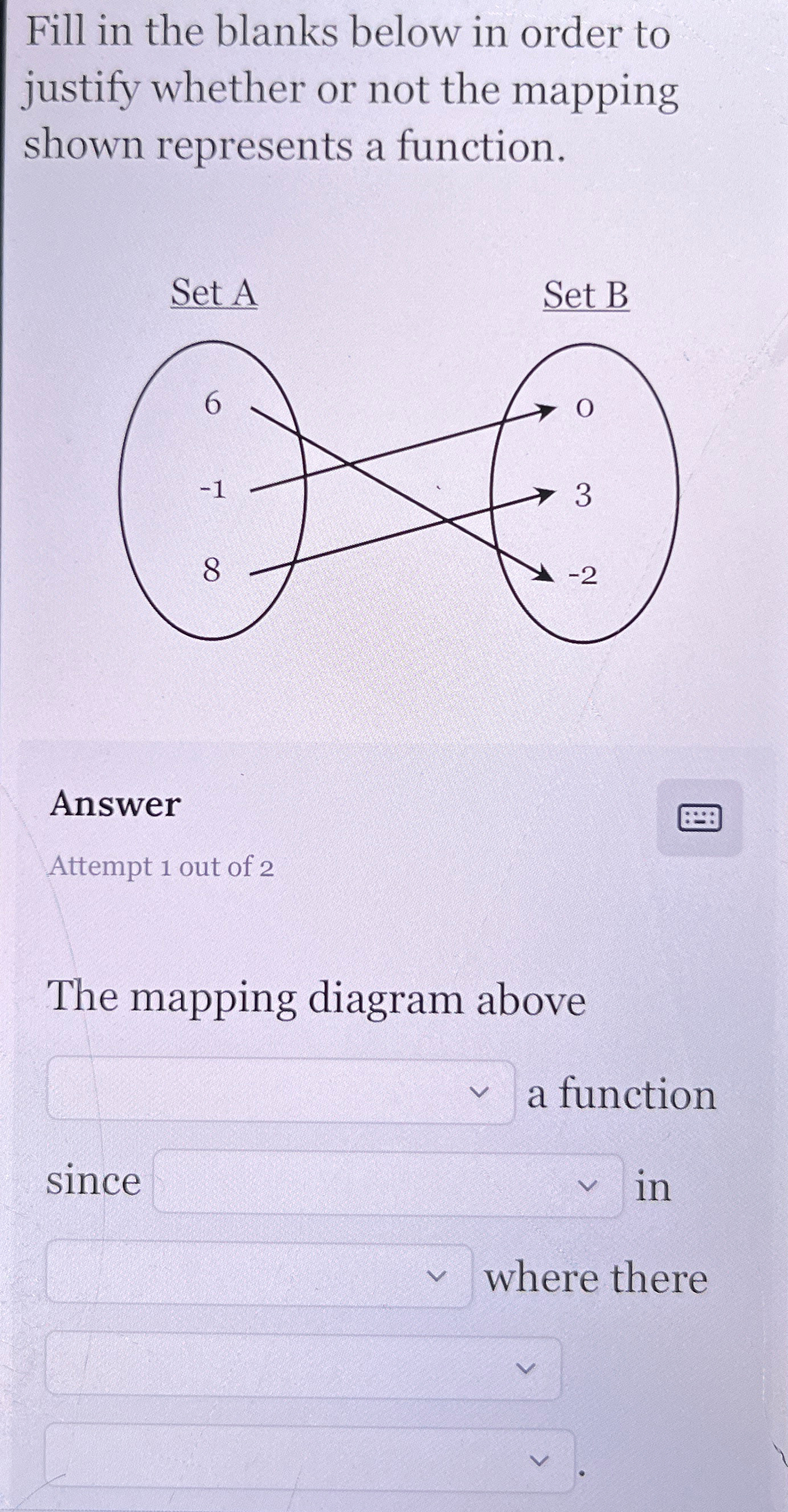 Fill in the blanks below in order to justify whether | Chegg.com