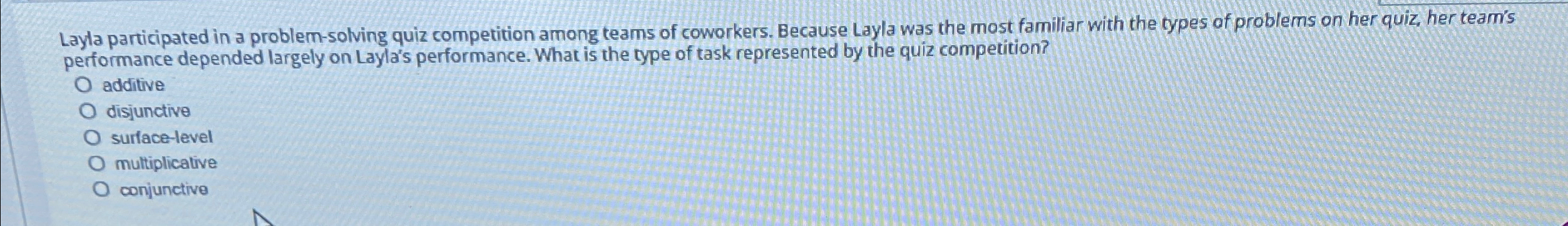 Solved Layla participated in a problem-solving quiz | Chegg.com