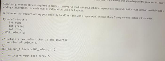 Solved Here is a structure that represents colours in the | Chegg.com