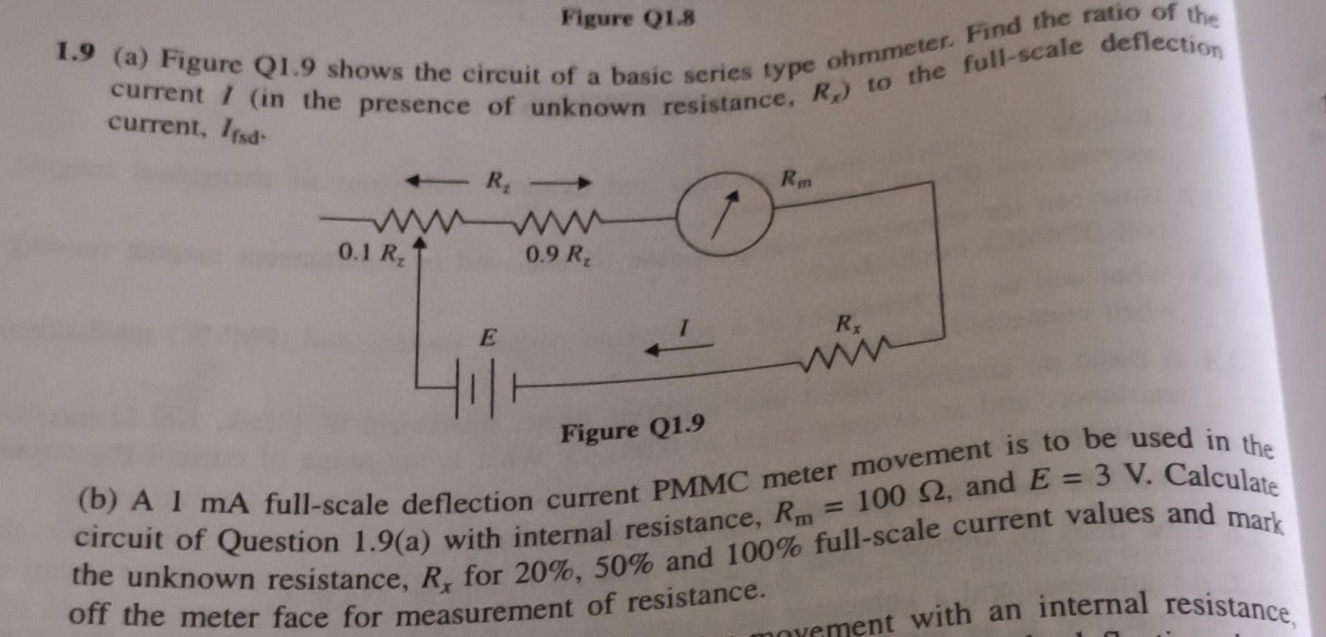 Solved Figure Q1.8 shows the circuit of a basic series type | Chegg.com