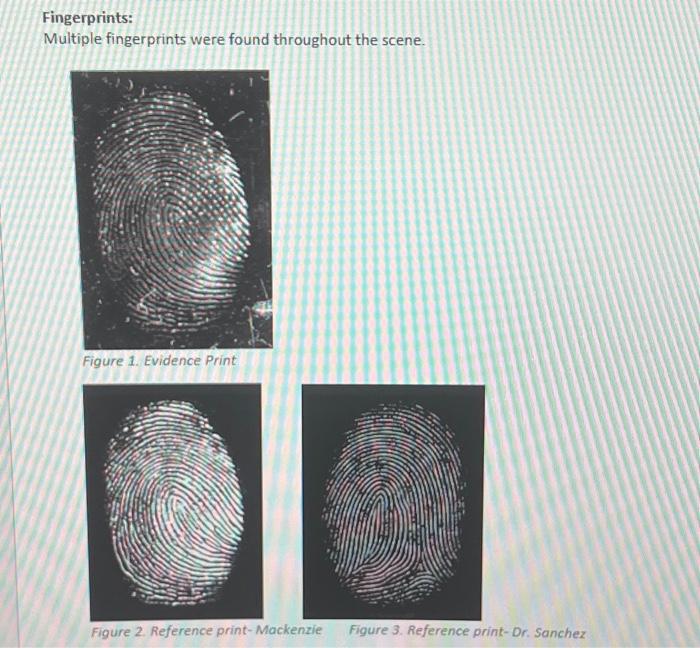 Its forensic Science. In the fingerprints below, | Chegg.com