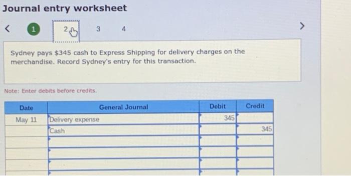 Solved Exercise 4-10 (Static) Recording sales, purchases, | Chegg.com