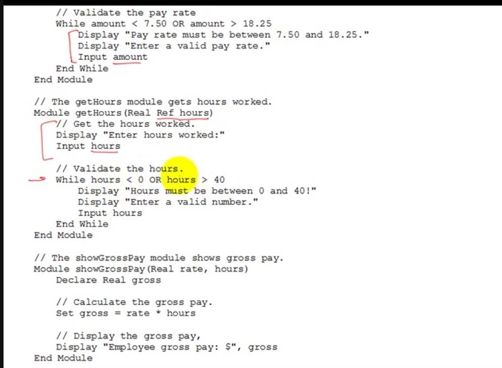 Programming Exercises 1. Payroll Program with Input | Chegg.com