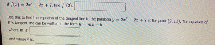 Solved If F X 2x2 2x 7 Find F 2 2 2 2x 7 At