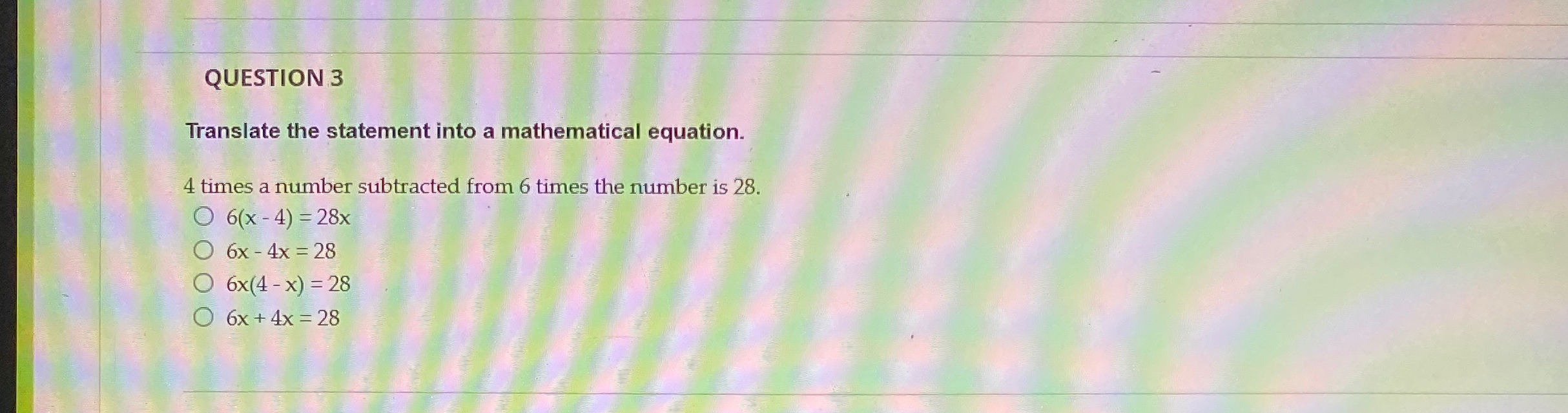 Solved QUESTION 3Translate the statement into a mathematical | Chegg.com