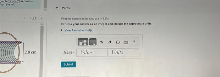 Solved (Ejgure 1) shows a 4,0-cm-diameter loop with | Chegg.com