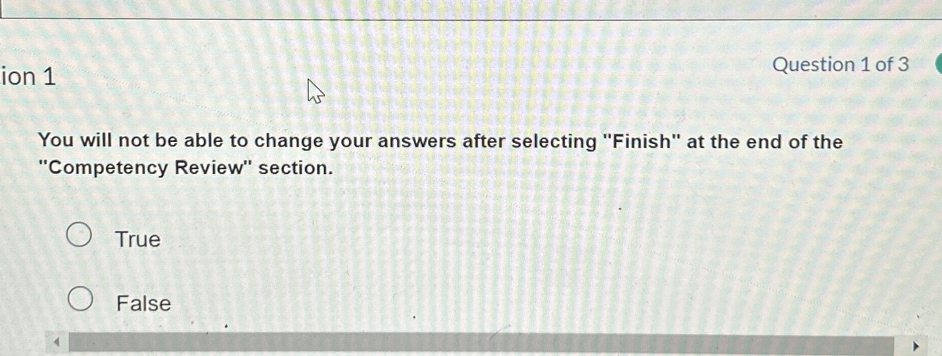 Solved ion 1You will not be able to change your answers | Chegg.com