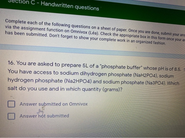 Solved C - Handwritten questions Complete each of the | Chegg.com